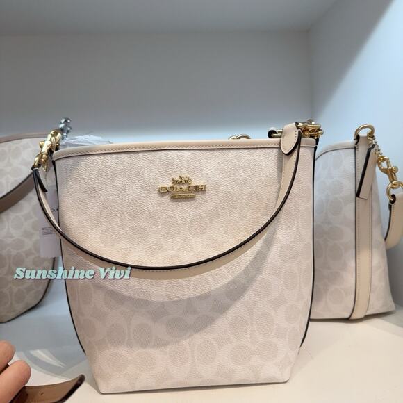 Coach | Bags | Nwt Coach City Bucket Bag In Signature Canvas Ct80 ...